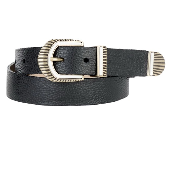 Brave Leather | Accessories | Brave Leather Mylah Pebbled Belt Size 34 ...